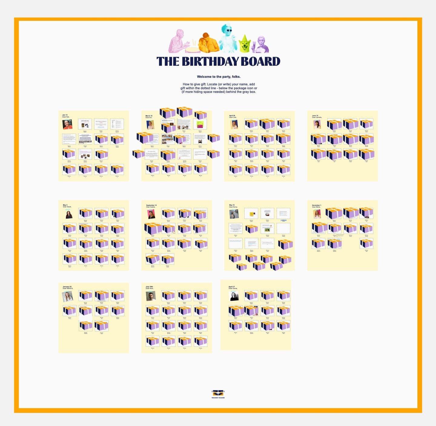 Facilipedia | The Celebration Board Miroverse Template | Mischief Makers